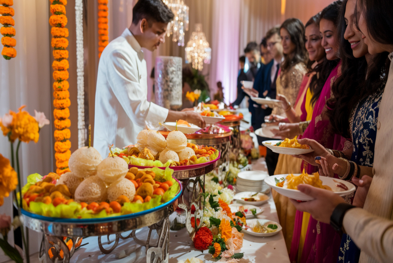Chaat station wedding | Honestweddingadvice.com